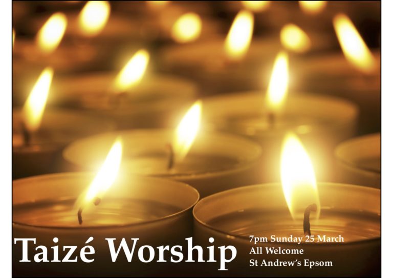 TAIZE SERVICE - St Andrew’s Epsom