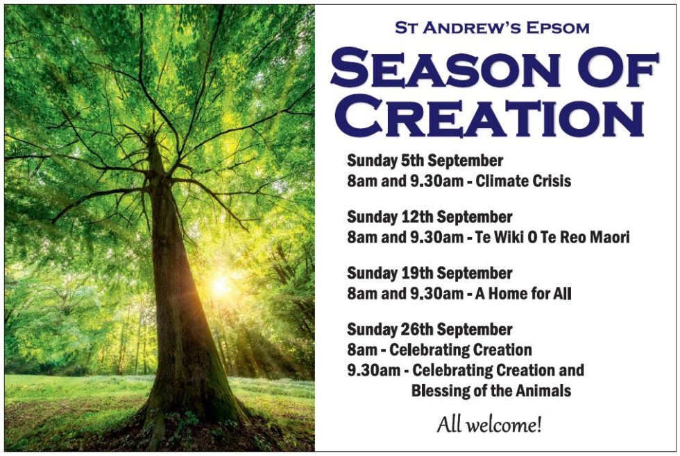 Season of Creation - St Andrew’s Epsom Season of Creation - St Andrew’s Epsom