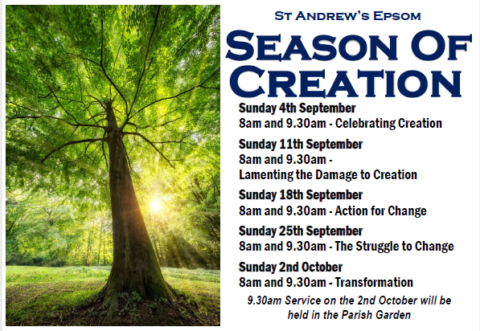 Season of Creation - St Andrew’s Epsom
